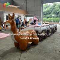 China Customized Christmas Deer Scooters Attraction For Shopping Center Playground Attractions for sale