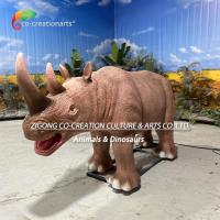 China Animatronic Animals Simulation Rhino For Amusement Park Decoration for sale