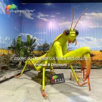China Animatronic Mantis Simulation Insects Moveable Insects For Theme Park Attractions for sale
