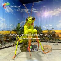 China Animatronic Mantis Simulation Insects Moveable Insects For Theme Park Attractions for sale