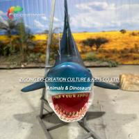 China Animatronic Animal Model Life Size Animatronic Shark For Aquarium Decoration for sale