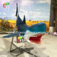 China Animatronic Animal Model Life Size Animatronic Shark For Aquarium Decoration for sale