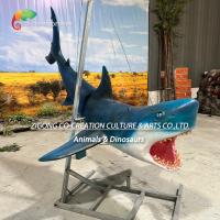 China Animatronic Animal Model Life Size Animatronic Shark For Aquarium Decoration for sale