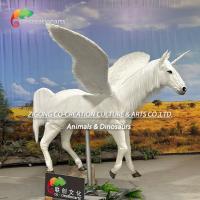 China Animatronic Animals Simulation Unicorn With Wings For Theme Park Decoration for sale