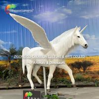 China Animatronic Animals Simulation Unicorn With Wings For Theme Park Decoration for sale