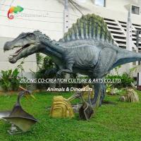 China Realistic Animatronic Dinosaur Jurassic Park Spinosaurus Animatronic Simulation Color for sale