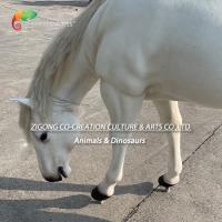 China Realistic Animatronic Horse Sculpture With Lifelike Motion For Outdoor Exhibits for sale