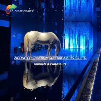 China Realistic Animatronic Horse Sculpture With Lifelike Motion For Outdoor Exhibits for sale