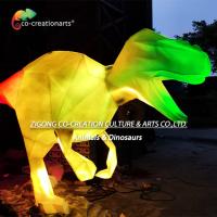 China Fiberglass Dinosaur Model With Dynamic Skeleton-To-Life Projection for sale