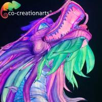 China Illuminated Chinese Dragon Lantern Sculpture For Festivals And Light Shows for sale
