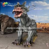 China Ridable Animatronic Monster Ride: Dynamic Motion & Silver-Beast Design For Adventure Parks for sale