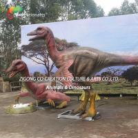 China Realistic Animatronic Caudipteryx Dinosaur: Feathered Detail With Dynamic Movement & Jurassic Egg Display For Museums​ for sale