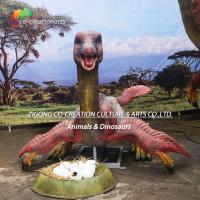China Realistic Animatronic Caudipteryx Dinosaur: Feathered Detail With Dynamic Movement & Jurassic Egg Display For Museums​ for sale