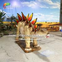 China Realistic Animatronic Dinosaur Stegosaurus: Textured Hide, Dynamic Roar & Vibrant Back Plates For Immersive Exhibits for sale