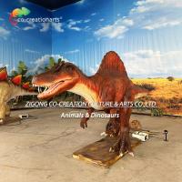 China Realistic Animatronic Dinosaur Spinosaurus: Multi-Motion Showstopper With Articulated Limbs, Vivid Coloration & Aquatic Ambiance for sale