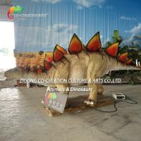 China Realistic Animatronic Dinosaur Stegosaurus: Textured Hide, Dynamic Roar & Vibrant Back Plates For Immersive Exhibits for sale