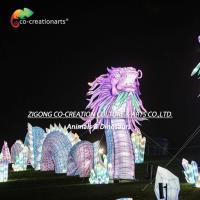 China Illuminated Chinese Dragon Lantern Sculpture For Festivals And Light Shows for sale