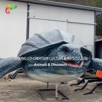 China Animatronic Animal Model Giant Animal Animatronic Sea Turtle Model For Theme Park Attraction for sale