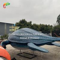 China Animatronic Animal Model Giant Animal Animatronic Sea Turtle Model For Theme Park Attraction for sale