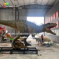China Realistic Servo Animatronic Indominus Rex Dinosaur with Track Movement System for Theme Park Attractions for sale