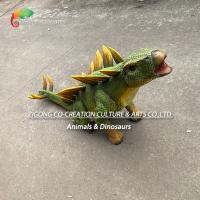 China Walking Quadruped Robot Dinosaur with Realistic Skin Design for Interactive Attractions for sale