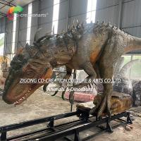 China Realistic Servo Animatronic Indominus Rex Dinosaur with Track Movement System for Theme Park Attractions for sale