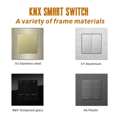 China Home / Hotel 24V Knx Smart Home System Silver / Black / Champagne / Grey Color for sale
