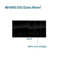 China RS485 Modbus Wall Switch 86x86mm Size Glass Panel For Hotel Project for sale