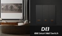 China KNX Protocol 24V Wall Light Switch Smart Home / Hotel Plastic Wall Electrical Switch for sale