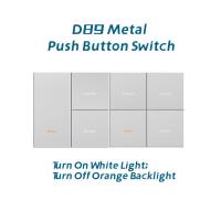 China DC 12V Wall Light Switch RS485 Protocol White Color Metal Material for sale