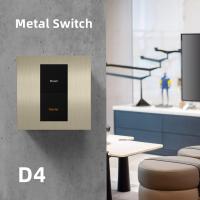China RS485 Protocol Wall Light Switch Backlight Style Push Button Power Switch for sale