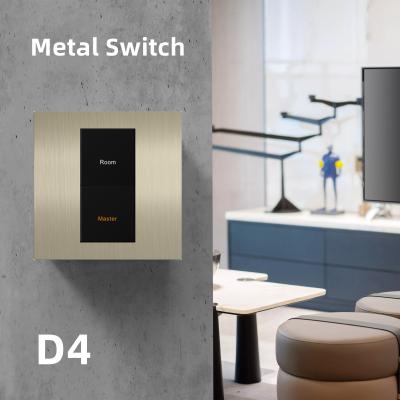 China RS485 Protocol Wall Light Switch Backlight Style Push Button Power Switch for sale