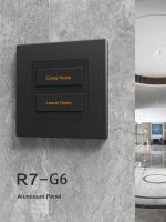 China Backlight Style Tact Wall Switch RS485 Light Controlling Wall Mounted Switch for sale