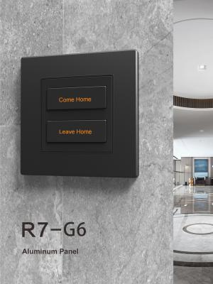 China Backlight Style Tact Wall Switch RS485 Light Controlling Wall Mounted Switch for sale