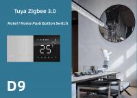 China Zigbee Wall Switch  2 / 3 / 4 Conjoined Style Thick Metal 3mm Panel for sale