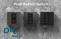 China Metal Light Wall Switch Push Button RS485 Vertical Style Multi Color for sale