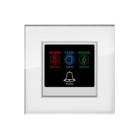 China 220V AC Hotel Door Plate Multi Material Frame Self Contained Power 0.3W for sale