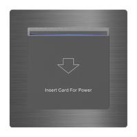 China UK Back Box 86mm Size Hotel Room Card Holder High Voltage 220VAC+-10% for sale