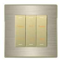 China RS485 Modbus Wall Switch Room Control Unit Variety Color / Material Panel for sale