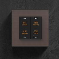 China 2 / 3 / 4 Gang Room Light Control Switch Anti Glare Design for sale