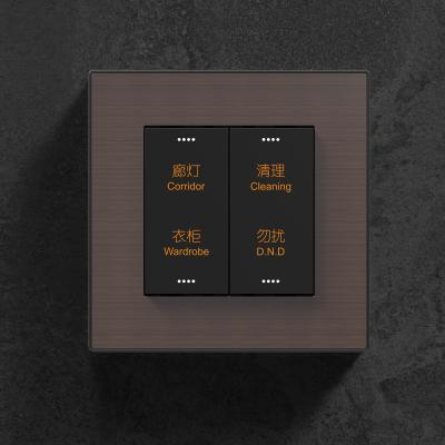 China 2 / 3 / 4 Gang Room Light Control Switch Anti Glare Design for sale