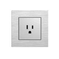 China 125 Volt American Standard Wall Socket 15A Rose gold / Black for sale