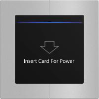 China Hotel Room Key Card Holder Save Energy Standard 86mm wall box installation for sale