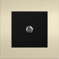 China D8B Stainless Steel Multimedia Wall Socket Satellite TV / Digital TV for sale