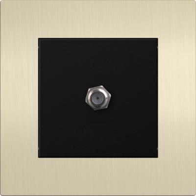 China D8B Stainless Steel Multimedia Wall Socket Satellite TV / Digital TV for sale