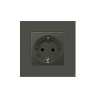 China PA Champagne  Electrical Power Socket , schuko 16 Amp Smart Plug for sale