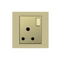 China British Standard BS Electrical Power Socket Grey Color Panel 15A For Hotel for sale