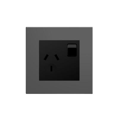 China Three Pin Electrical Power Socket , Amber Australia Plug Socket Type for sale