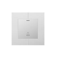 China Glass / Metal Electrical Wall Switch , 10A 250V Doorbell Light Switch for sale