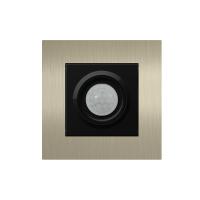 China Stainless Steel Motion Sensor Wall Plate Amber / Bronze Color for sale